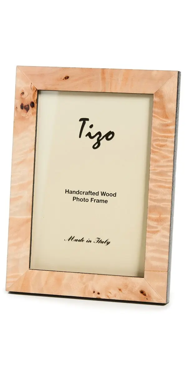 TIZO DESIGN Wood Frame 4x6 - Natural Burl