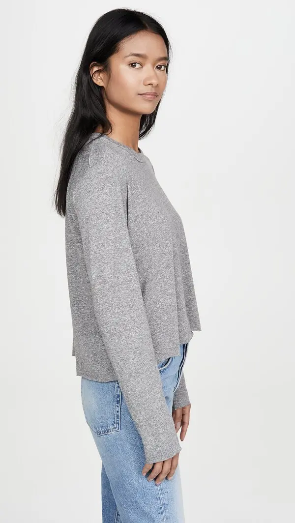 The Great. Long-sleeve Crop Tee
