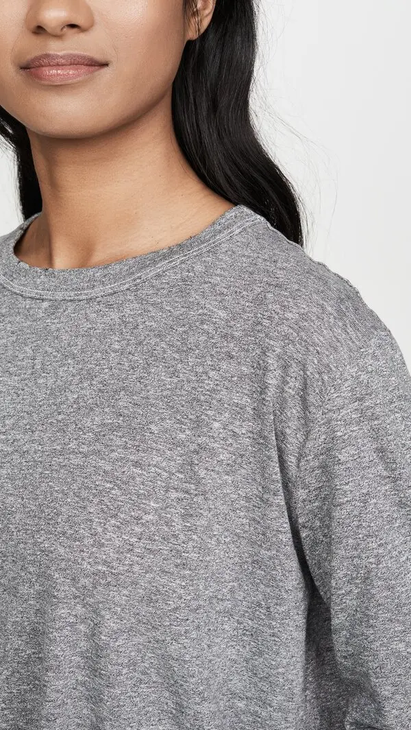 The Great. Long-sleeve Crop Tee