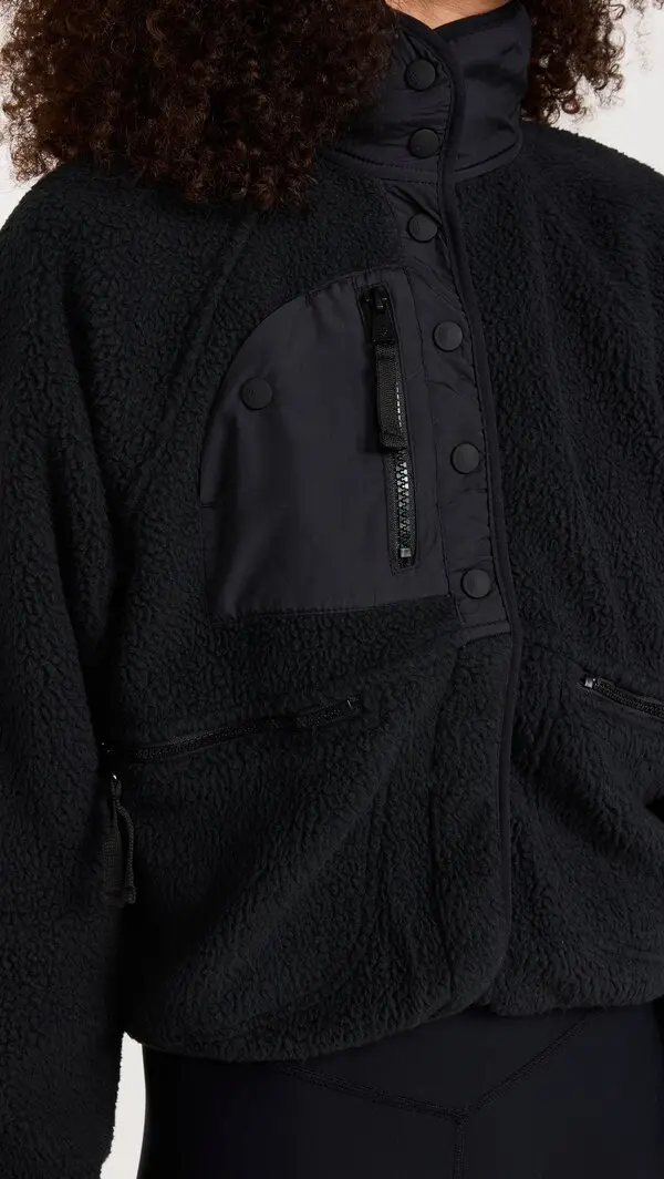 Free People Hit The Slopes Jacket - Black
