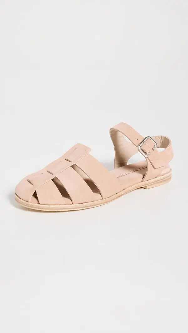 Freda Salvador Sera Sandals - Blush Suede