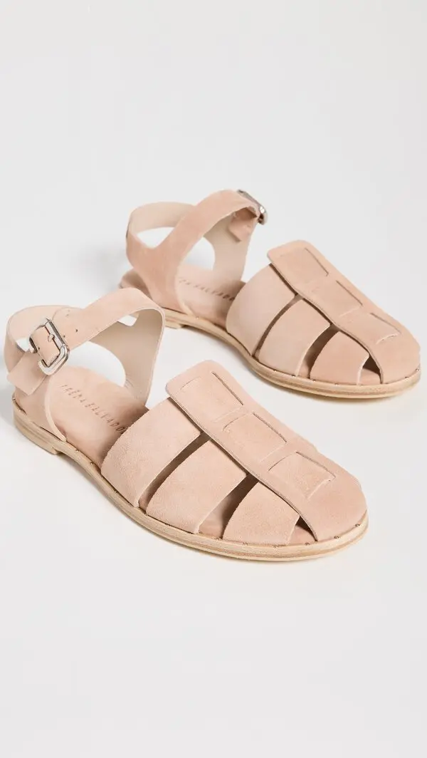 Freda Salvador Sera Sandals - Blush Suede