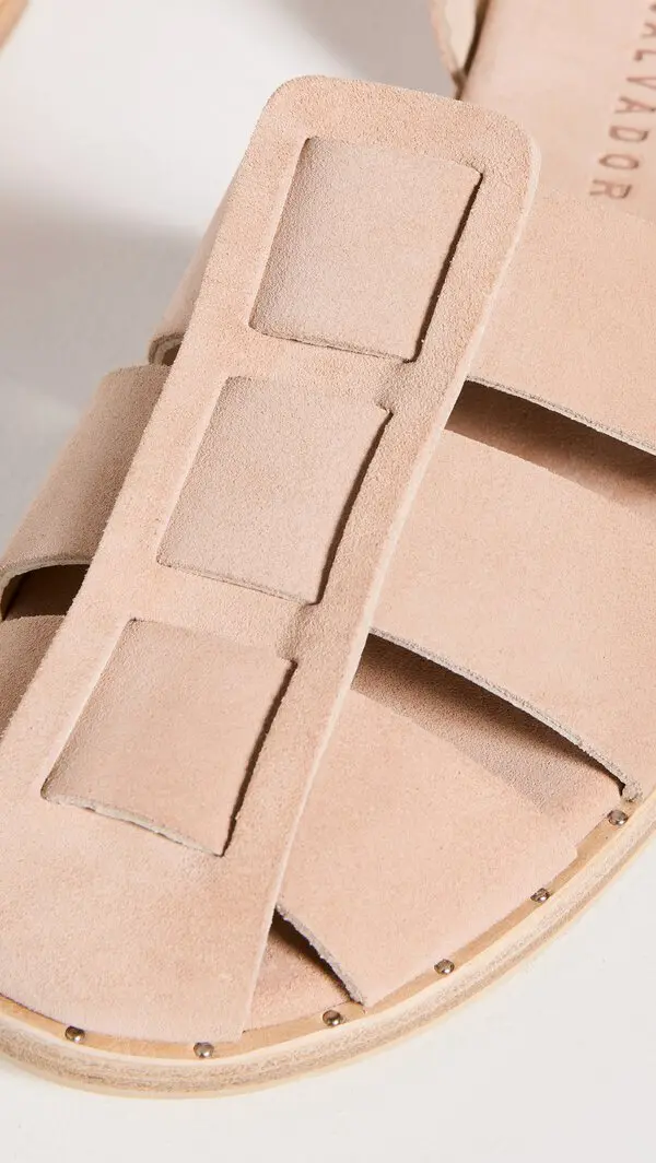 Freda Salvador Sera Sandals - Blush Suede