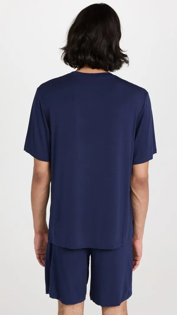 Eberjey Henry Modal Short Pj Set - True Navy