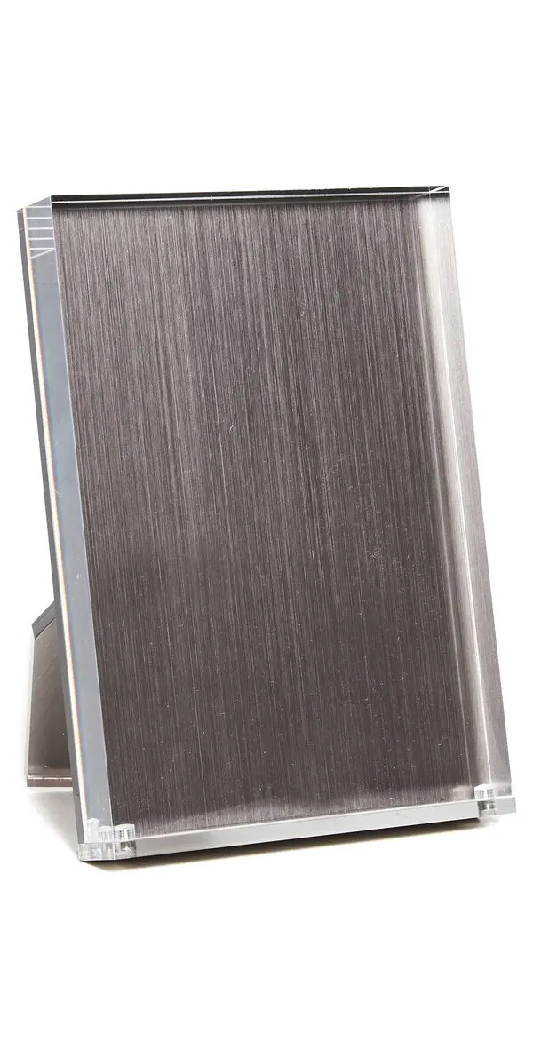 TIZO DESIGN Lucite Picture Frame - Silver