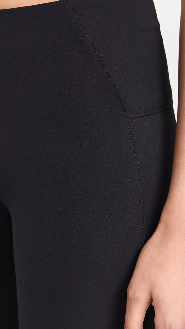 Veronica Beard Zip Back Scuba Pants - Black