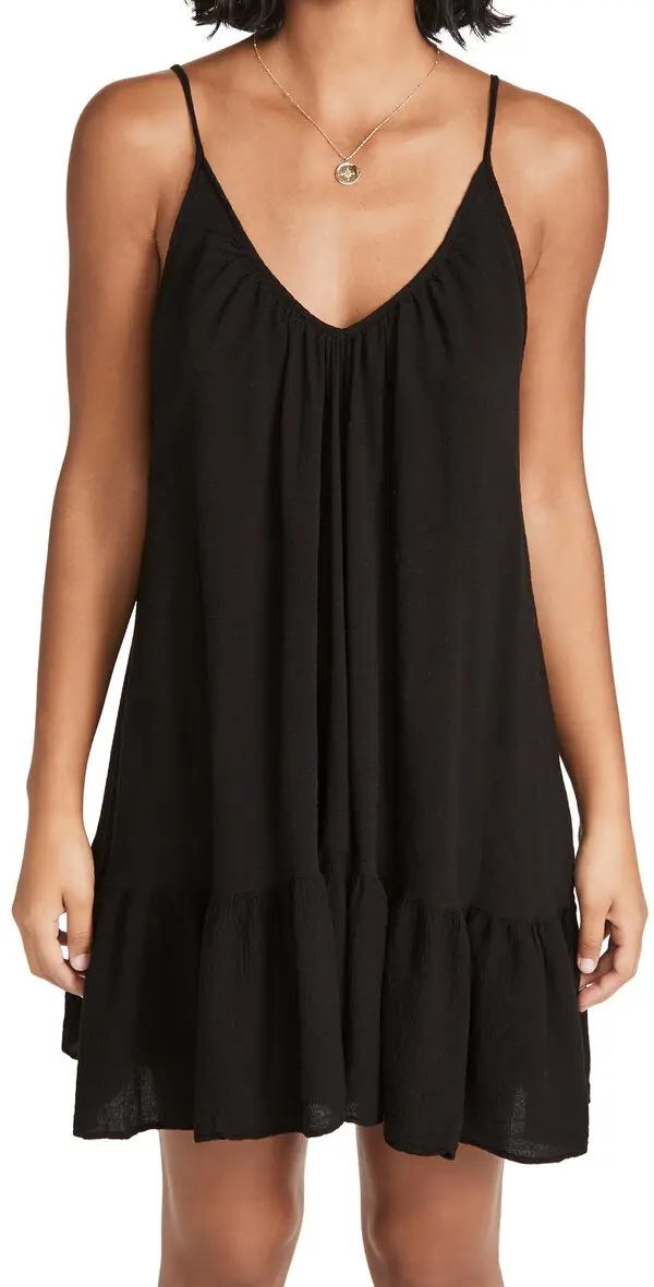 9seed St. Tropez Mini Dress - Black