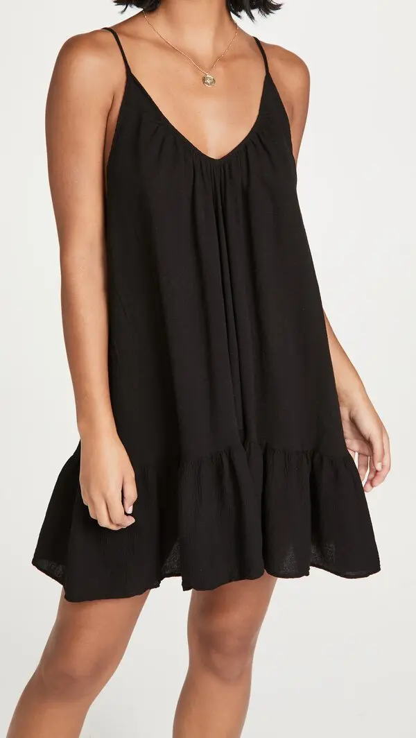 9seed St. Tropez Mini Dress - Black