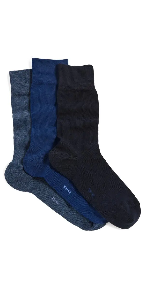 Falke Happy Crew Socks 3-pack - Assorted