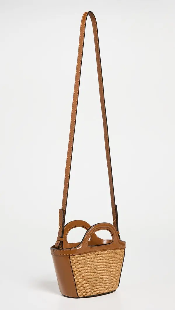 Marni Tropicalia Micro Tote - Raw Sienna