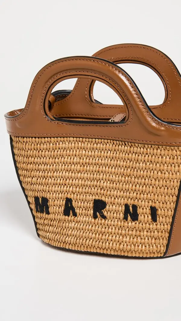 Marni Tropicalia Micro Tote - Raw Sienna
