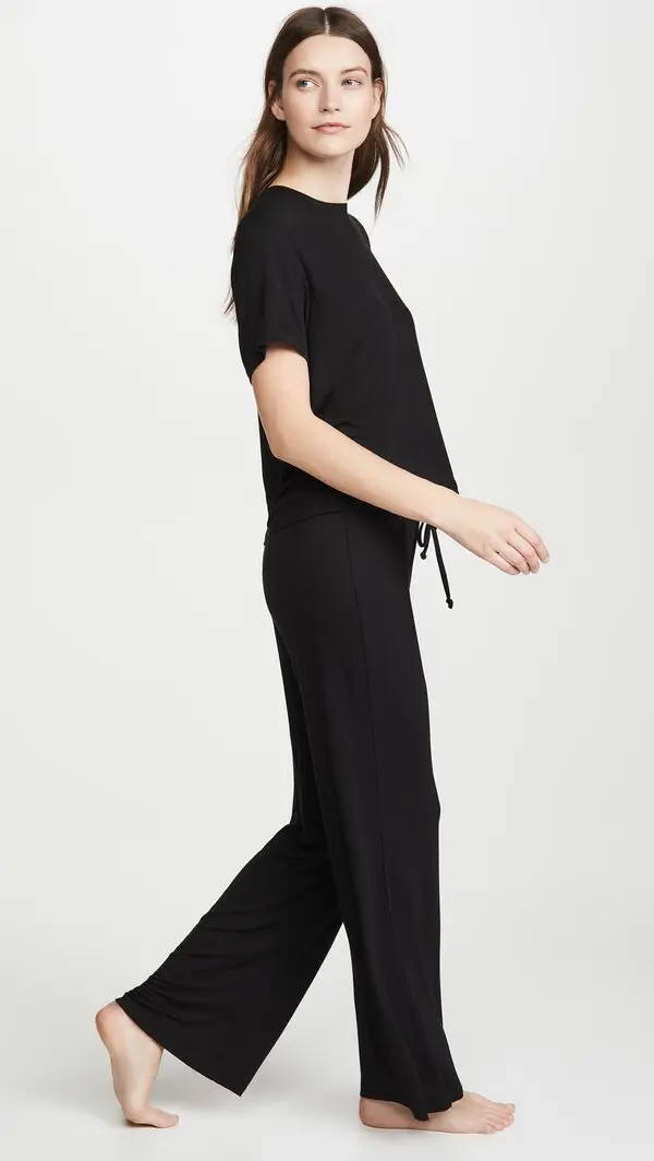 Honeydew Intimates All American Pajama Set - Black