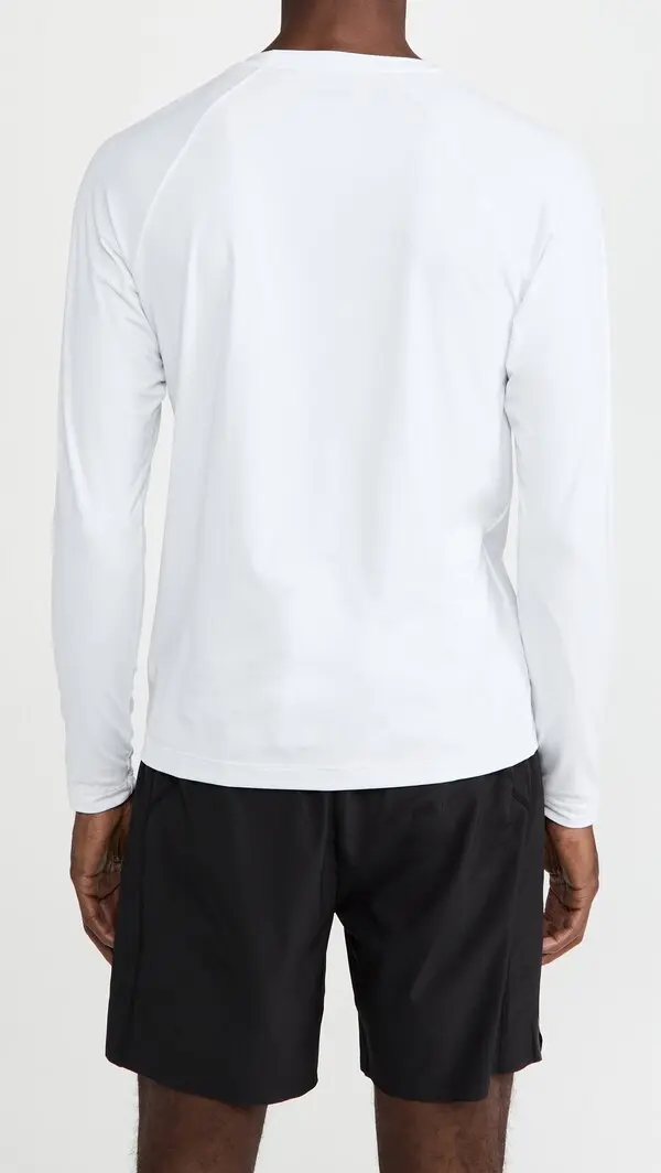 RHONE Reign Long Sleeve Tee - Bright White