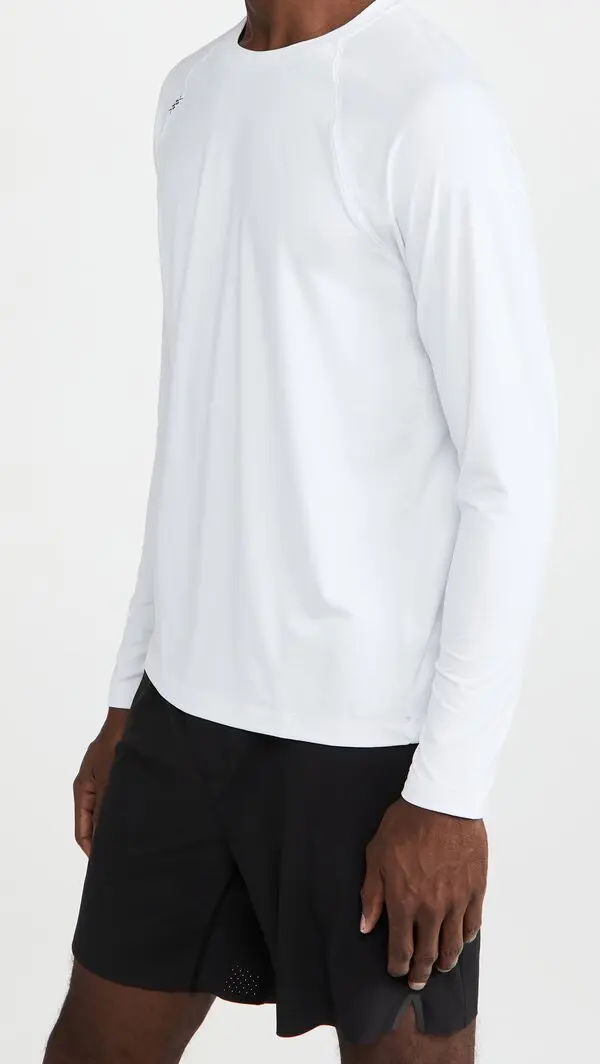 RHONE Reign Long Sleeve Tee - Bright White