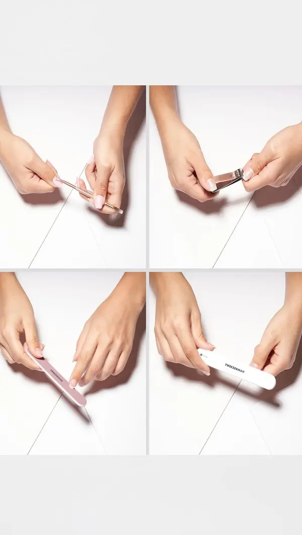 TWEEZERMAN Manicure Set - Rose Gold