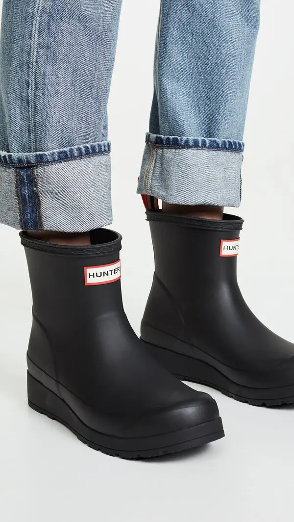 Hunter Original Short Play Boots - Black