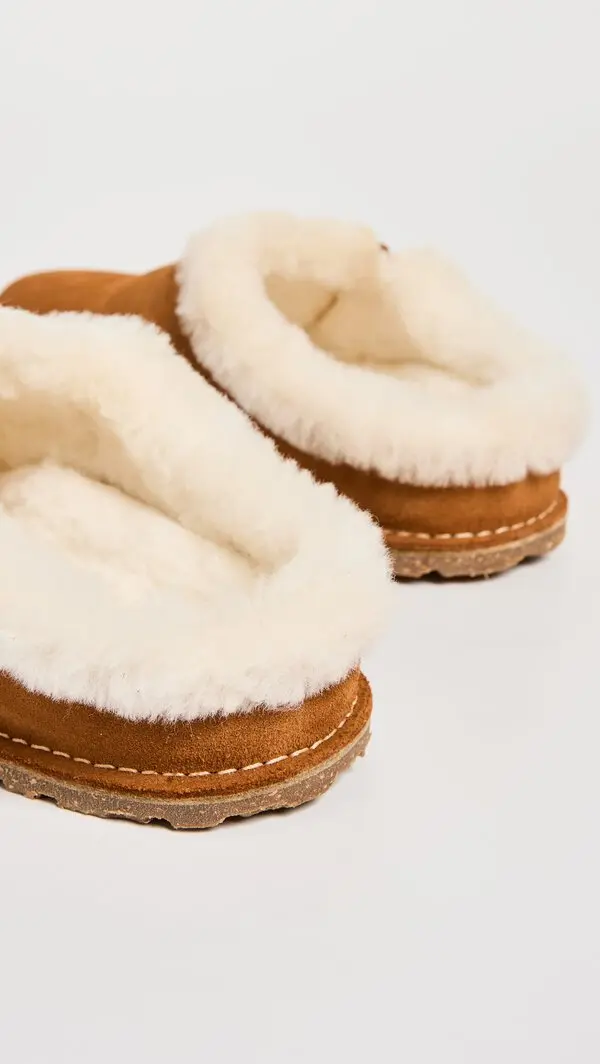 BIRKENSTOCK Zermatt Shearling Slippers - Mink