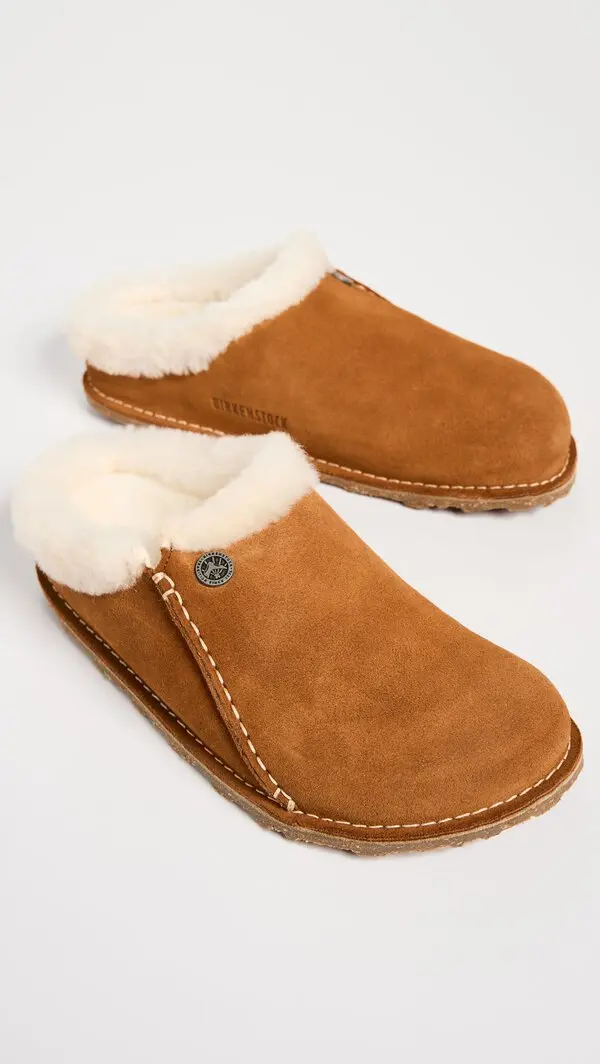 BIRKENSTOCK Zermatt Shearling Slippers - Mink