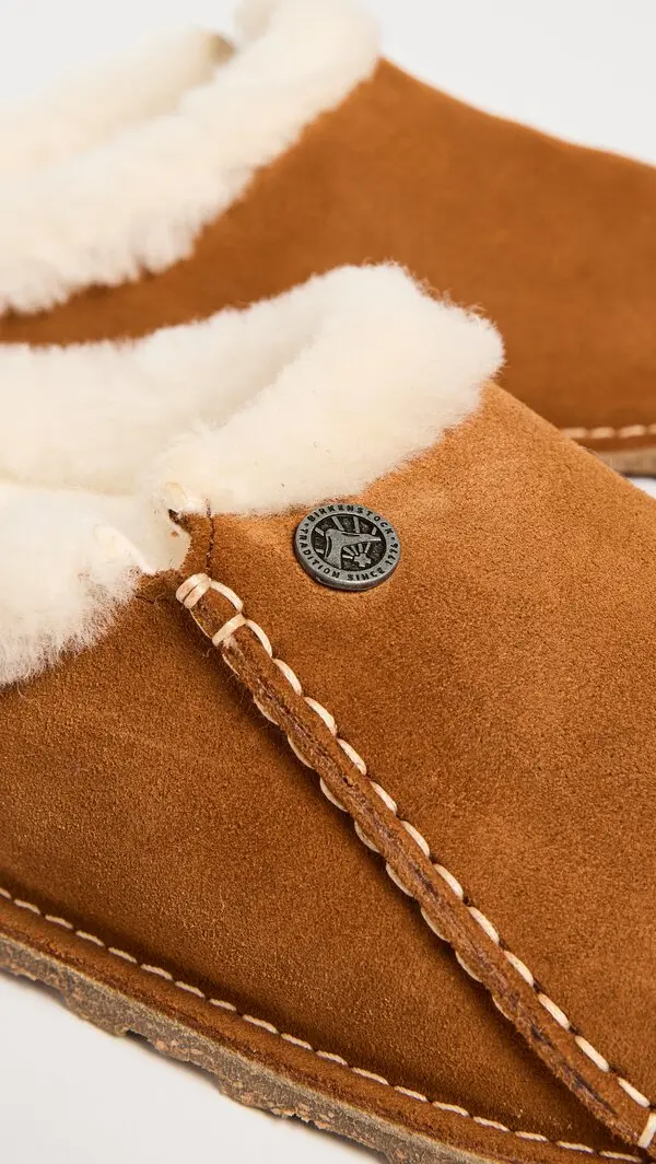 BIRKENSTOCK Zermatt Shearling Slippers - Mink