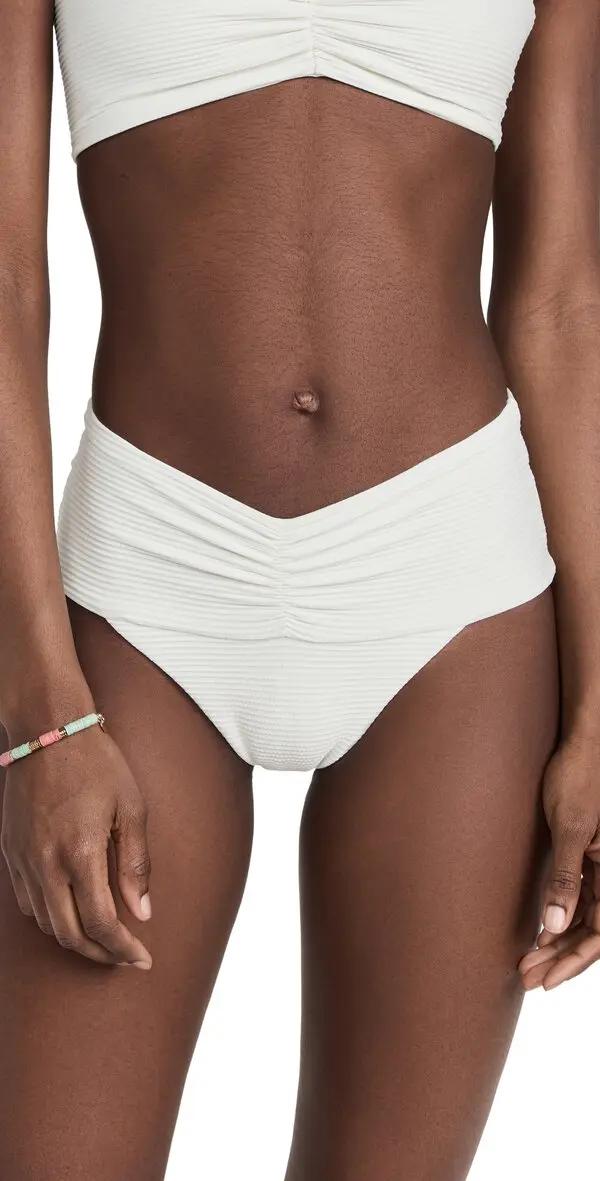L*Space Bardot Bikini Bottom - Cream