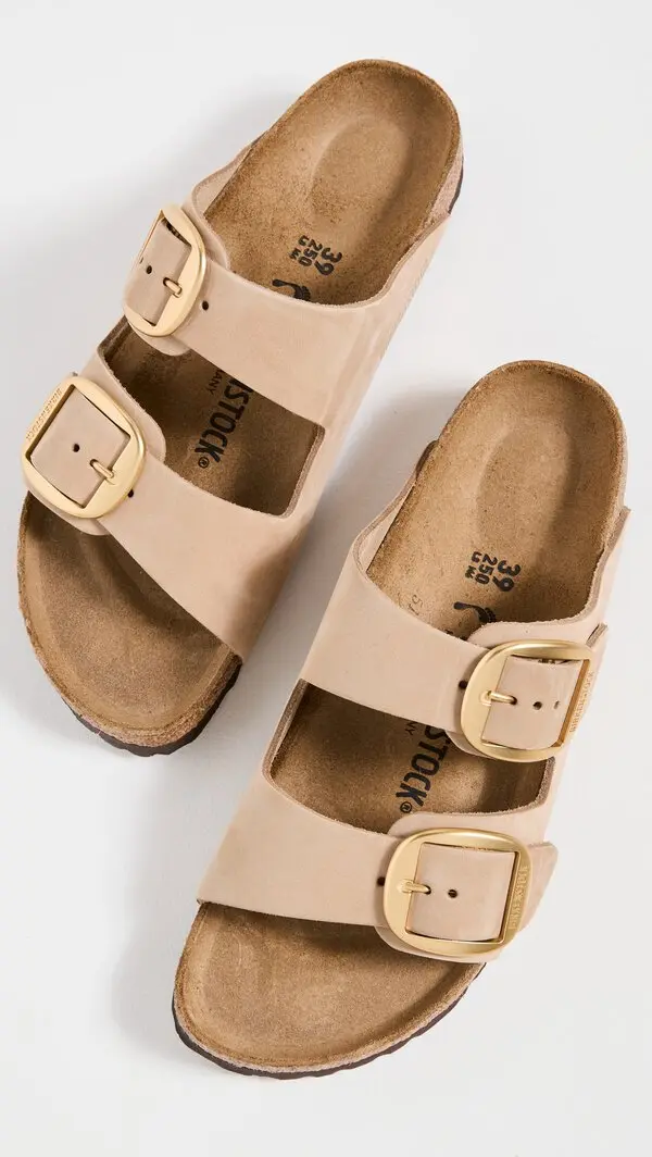 BIRKENSTOCK Arizona Big Buckle Sandals - Sandcastle