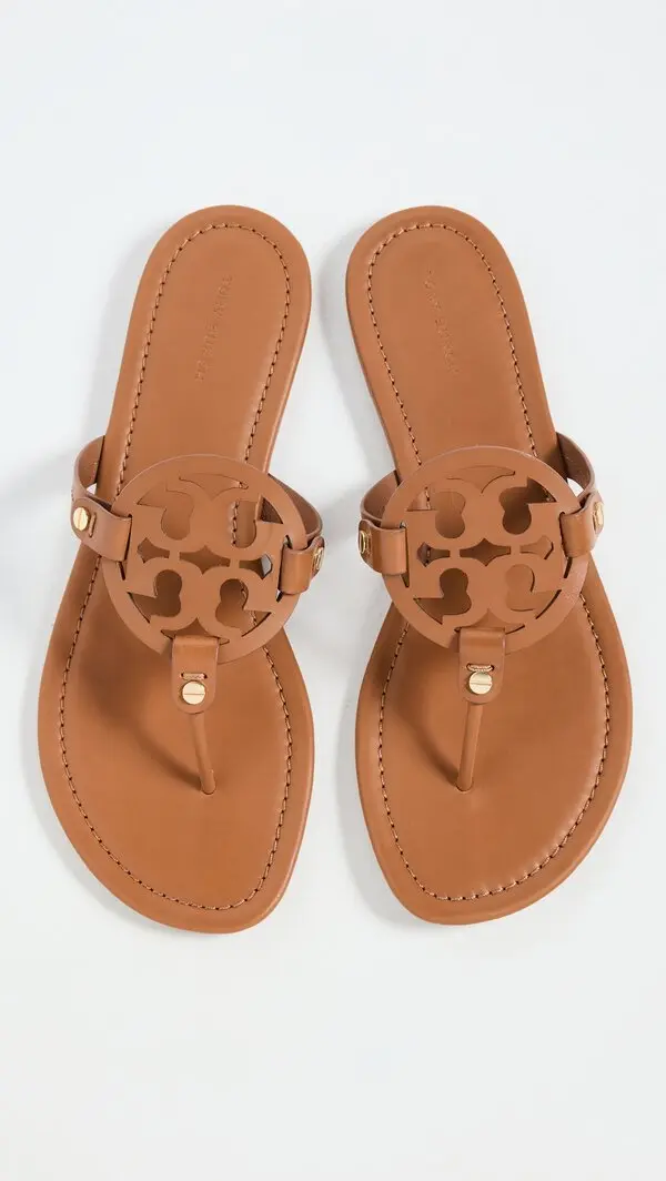 Tory Burch Miller Sandals - Vintage Vachetta