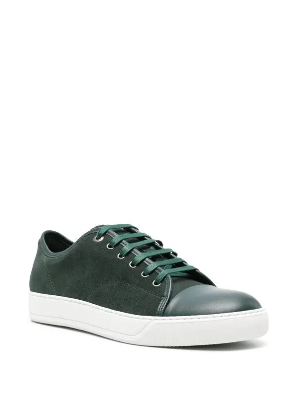 LANVIN Suede Lace-up Sneakers