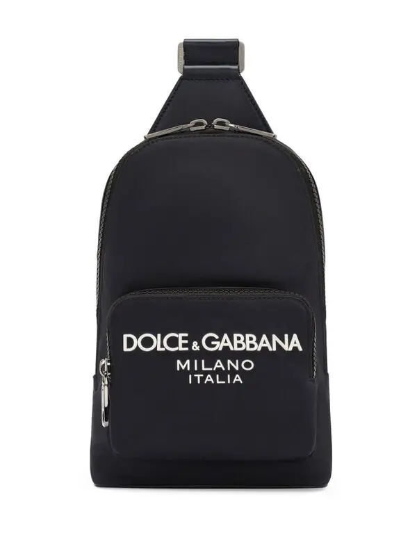 Dolce & Gabbana Logo Cross Body Backpack - Blue