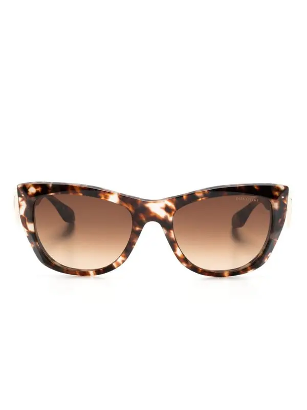 Dita Icelus Cat-eye Sunglasses - Brown