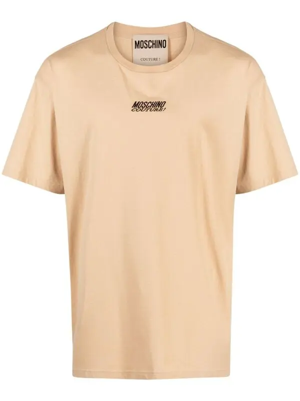 Moschino Logo-embroidered Cotton T-shirt