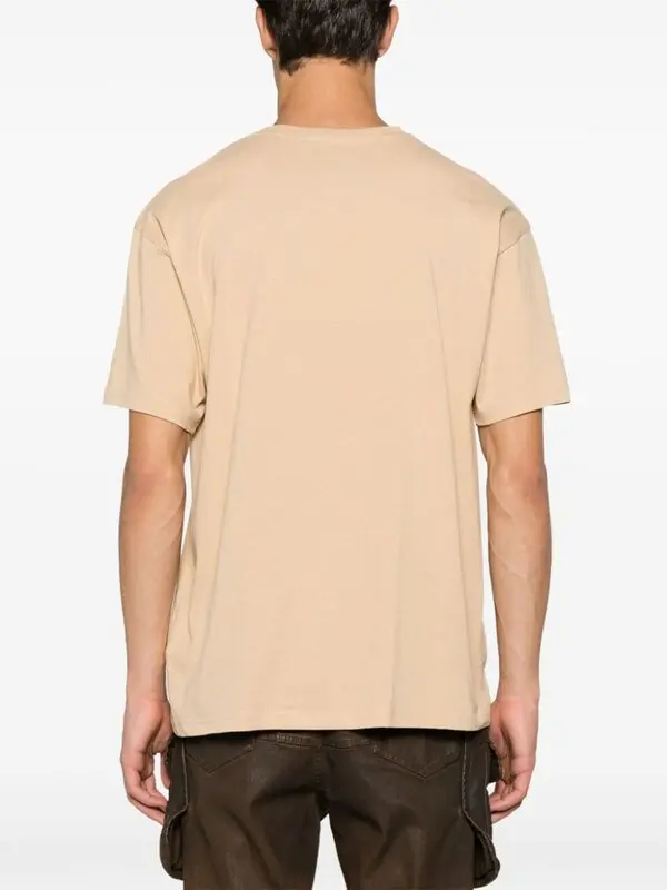 Moschino Logo-embroidered Cotton T-shirt