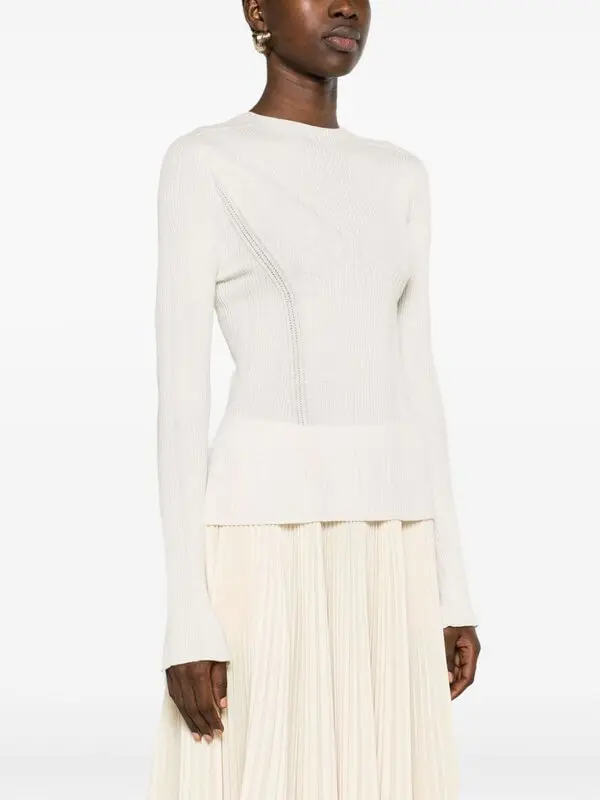 LANVIN Long-sleeve Knitted Top