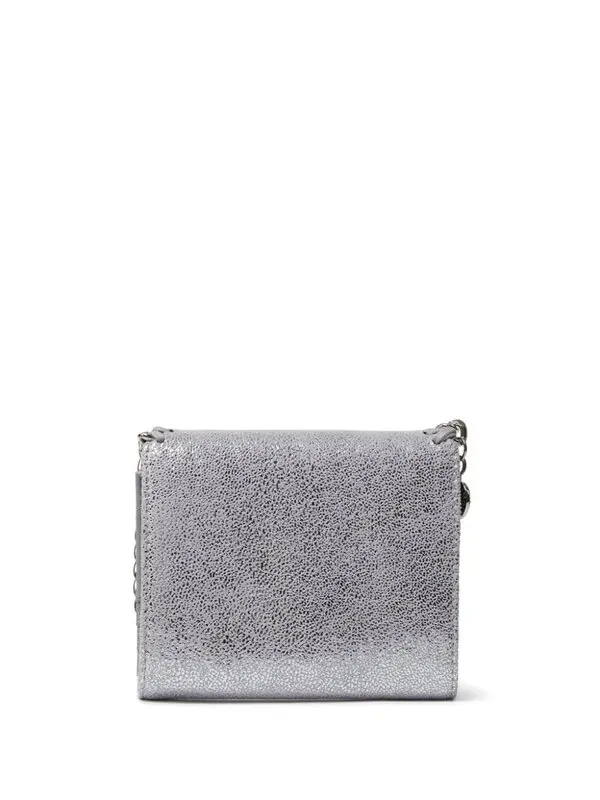 Stella McCartney Small Falabella Metallic-finish Wallet