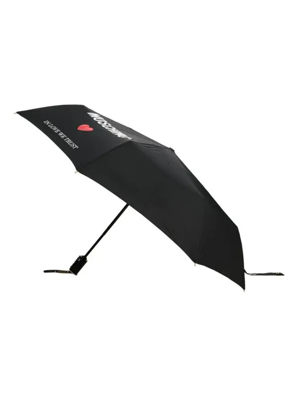 Moschino In Love We Trust Compact Umbrella