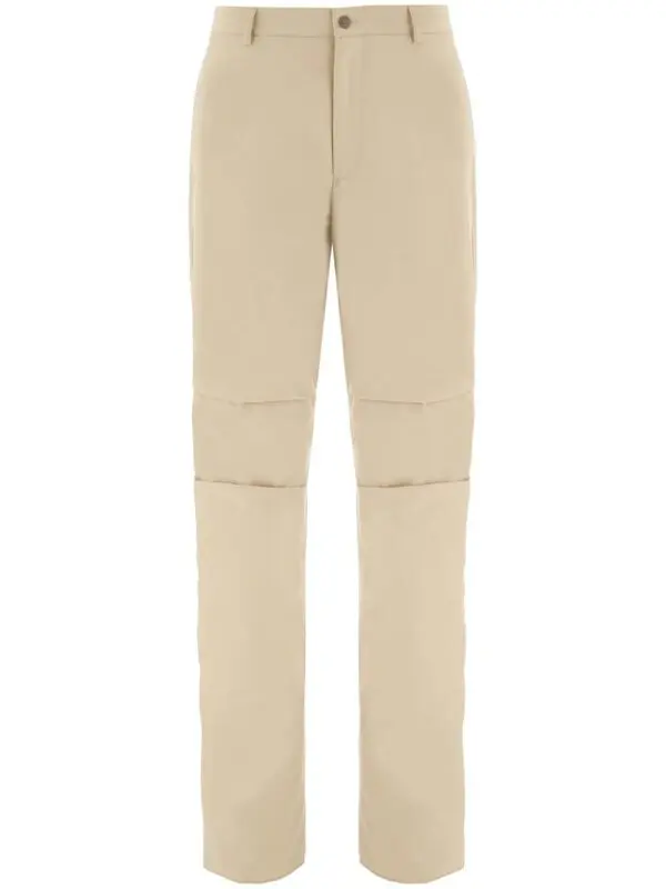 FERRAGAMO Logo-patch Cropped Trousers