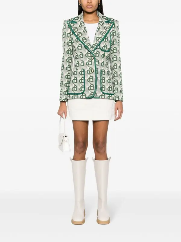Casablanca Heart-jacquard Blazer