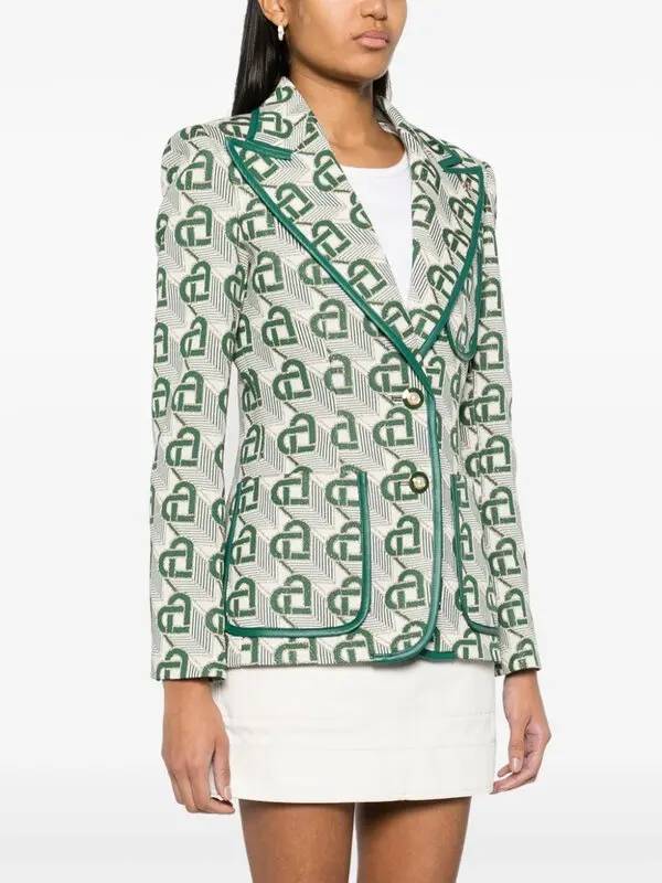 Casablanca Heart-jacquard Blazer