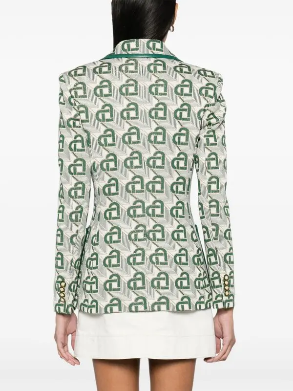 Casablanca Heart-jacquard Blazer