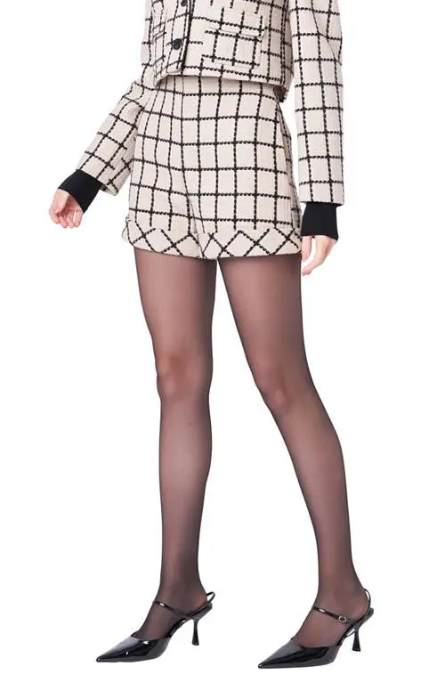 English Factory Plaid Cuffed Shorts