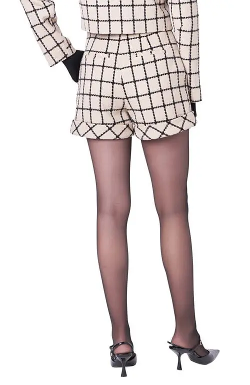 English Factory Plaid Cuffed Shorts