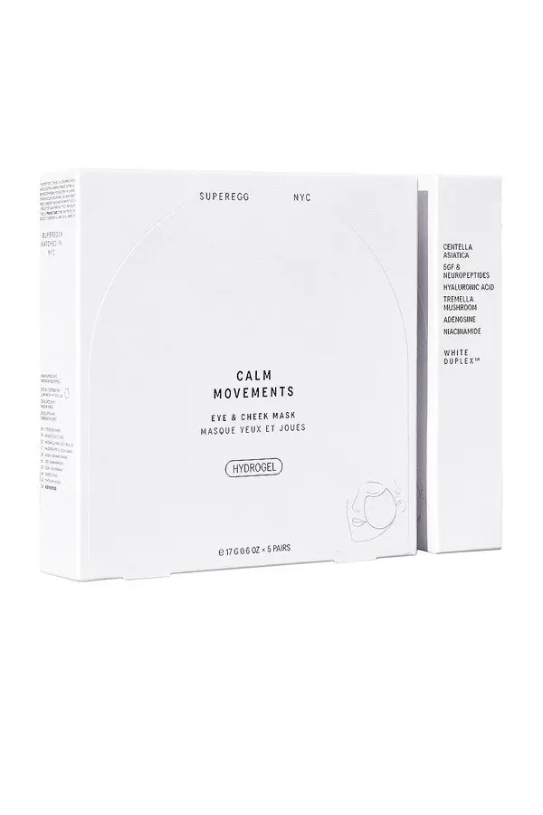 SUPEREGG Calm Movements Eye & Cheek Mask Pack Of 5