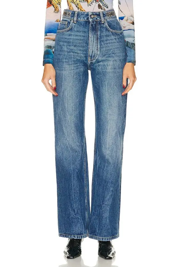 Rabanne Wide Leg Jeans