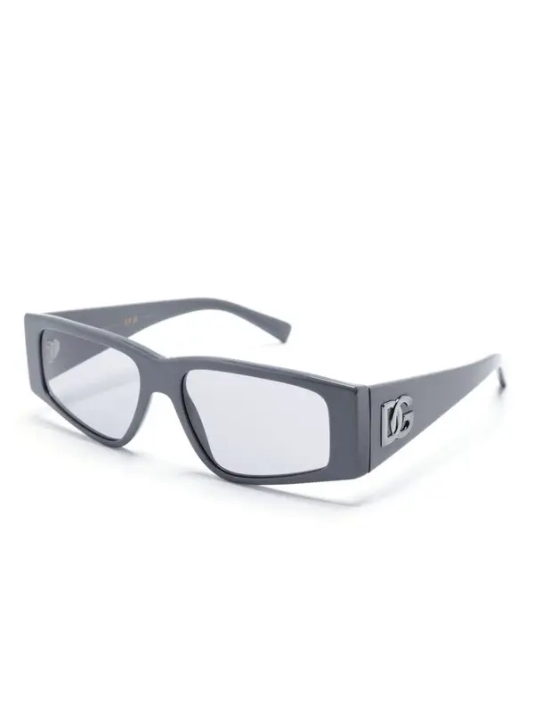Dolce & Gabbana Rectangle-frame Sunglasses - Grey