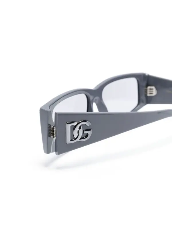 Dolce & Gabbana Rectangle-frame Sunglasses - Grey