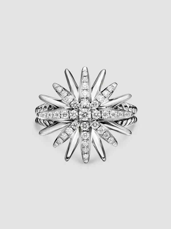 David Yurman Starburst Ring In Sterling