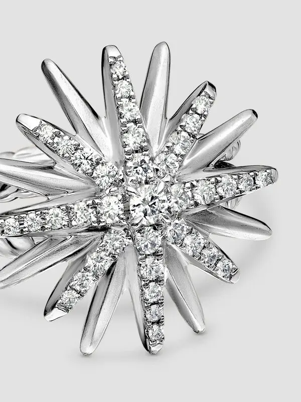 David Yurman Starburst Ring In Sterling