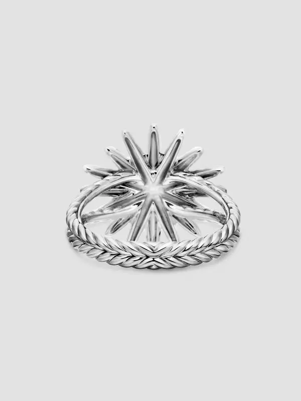 David Yurman Starburst Ring In Sterling