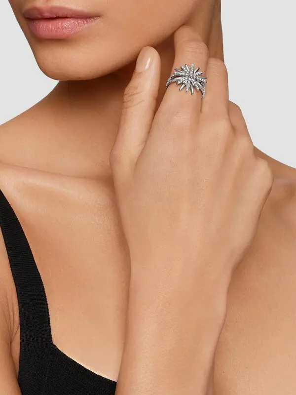 David Yurman Starburst Ring In Sterling