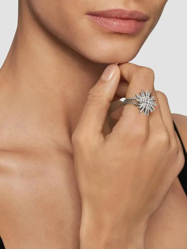David Yurman Starburst Ring In Sterling