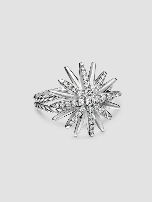 David Yurman Starburst Ring In Sterling - Silver